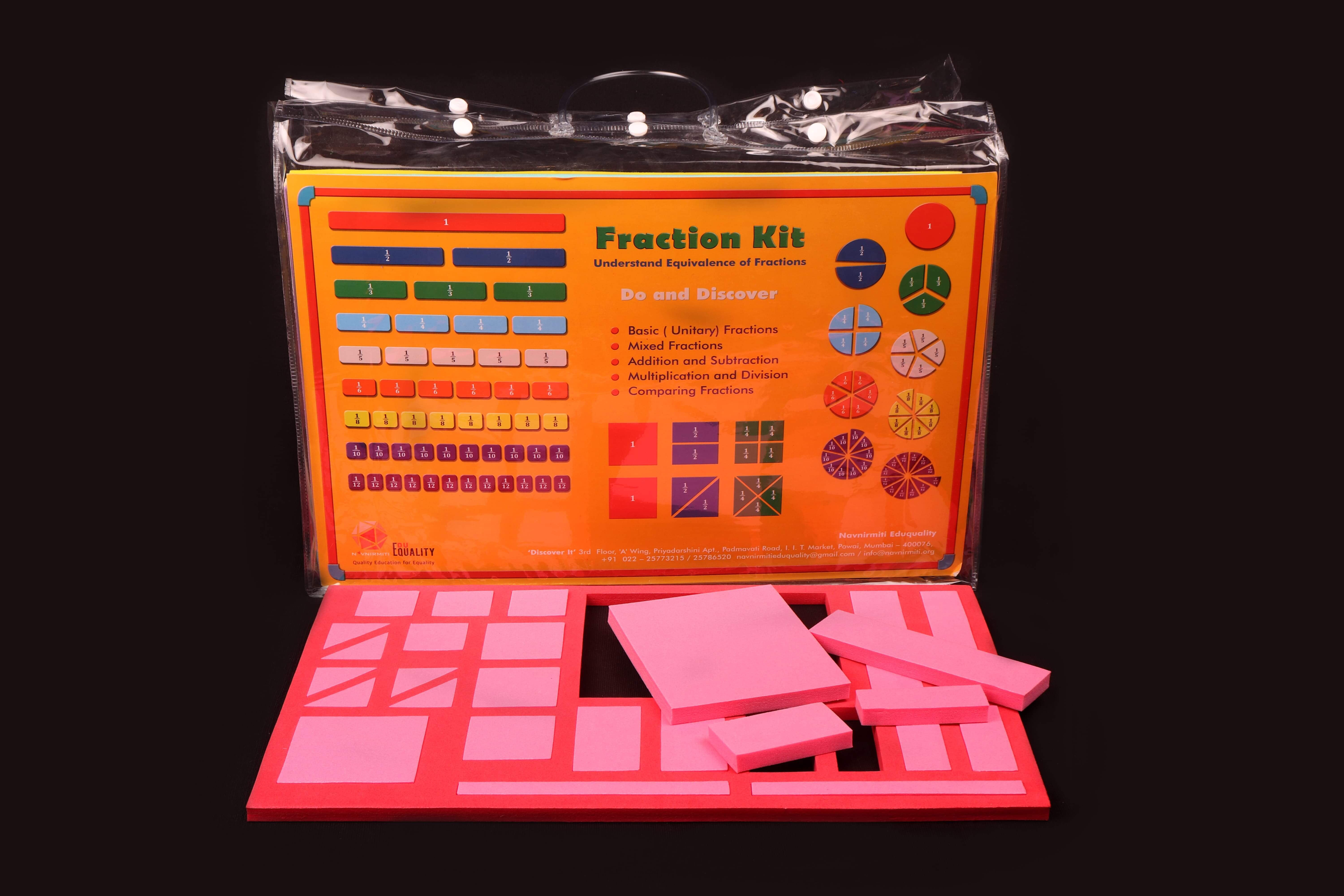 Fraction Kit Mathematical Concept Learning Toy