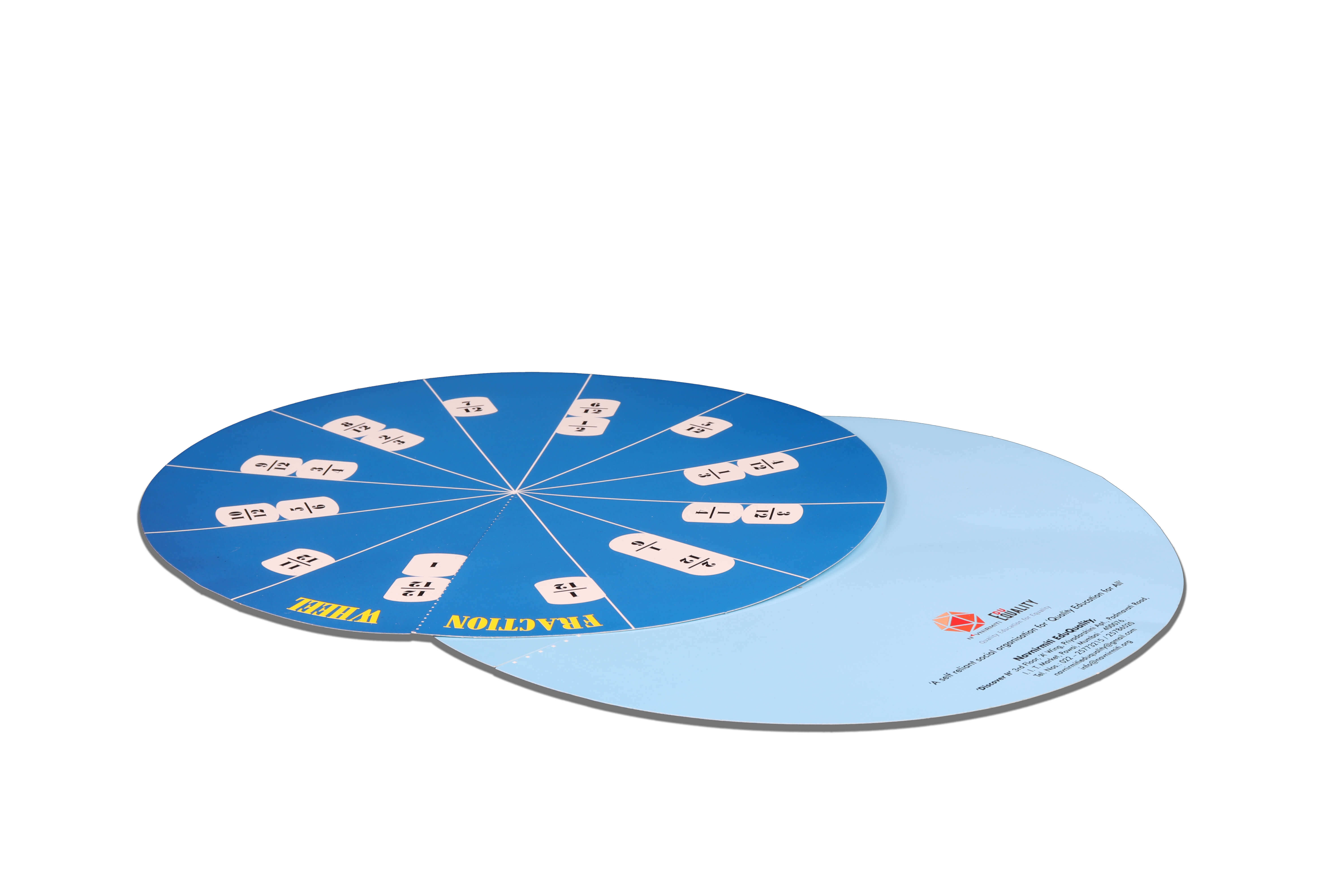 Fraction Wheel - Mathematical Toy for Conceptual Learning | For children